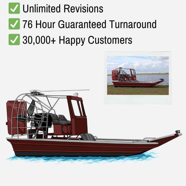 Custom Digital Boat Artwork – The Artistic Pirates